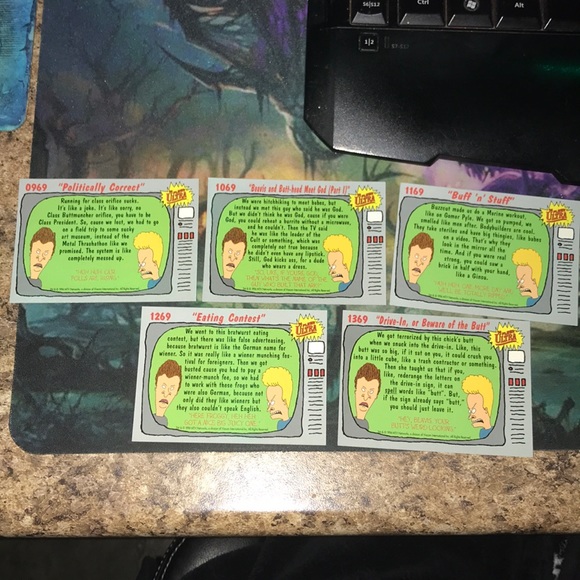 MTV | Toys | 994 Fleer Ultra Mtv Beavis And Butthead Cards | Poshmark